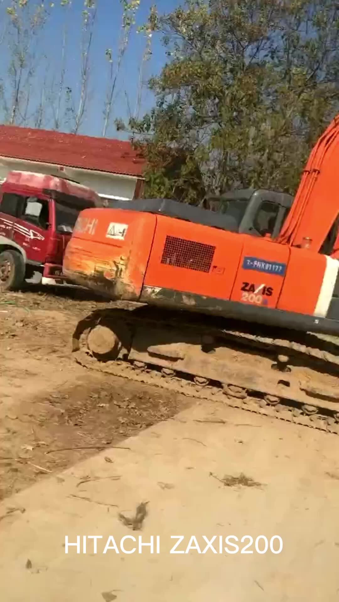 20t Hitachi Zx200-3g Hydraulic Crawler Digger Excavator Isuzu Engine ...