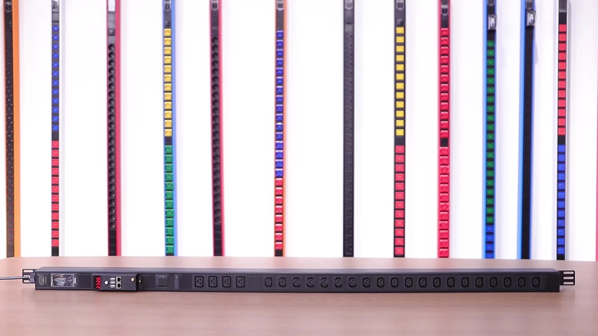 3 Phase Smart Pdu C13 C19 Mix 24 Ports Circuit Breaker Hot-swappable V ...