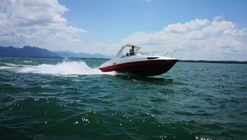 24ft Small Yacht Affordable Luxury Boat Fiberglass Speed Boat Hulls For ...