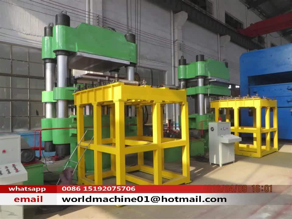 Rubber Mat Vulcanizing Press Machine For Making Cow Flooring Mat - Buy ...