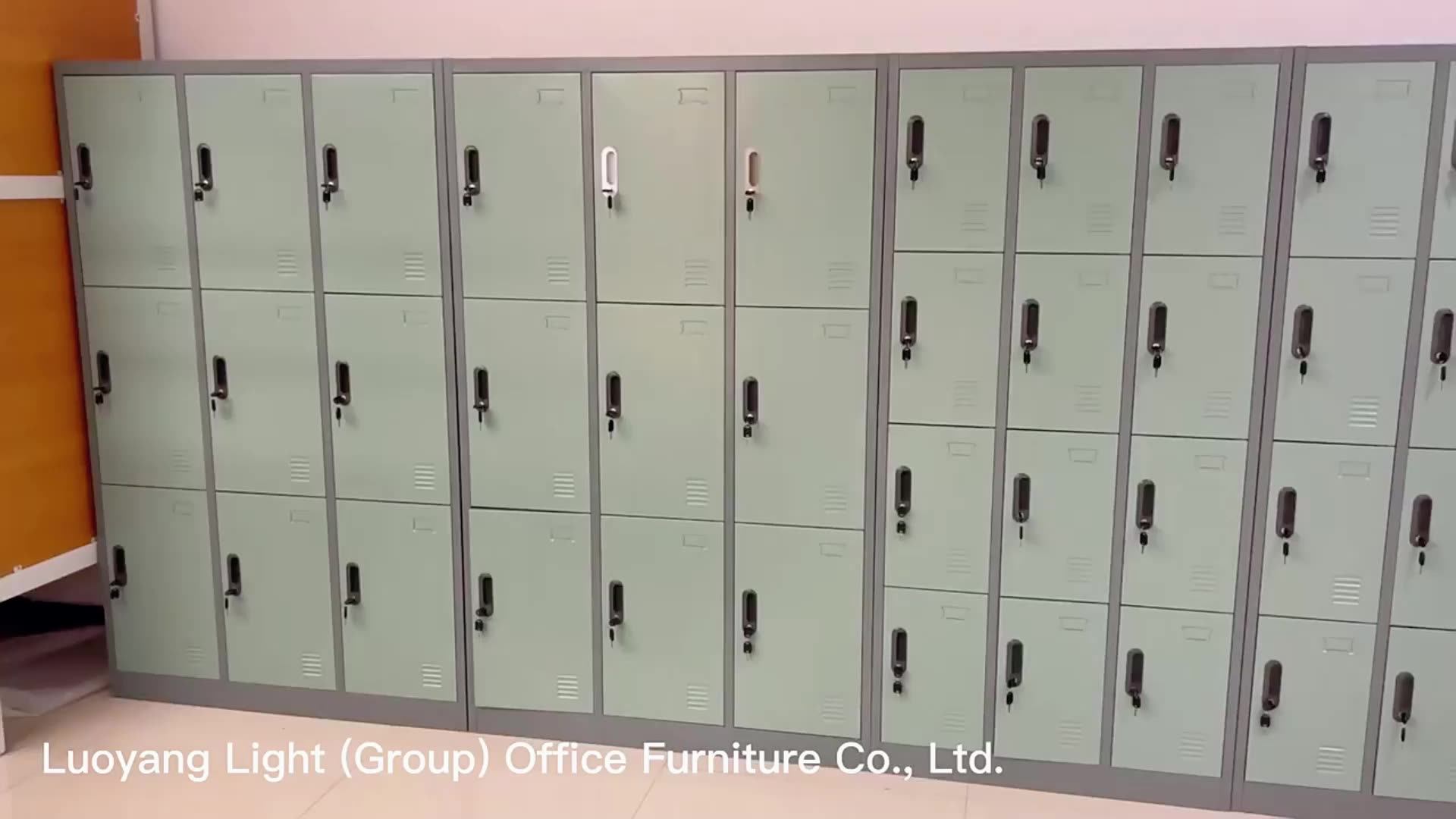 Iron Locker Single Door Steel Gym School Office 6 Door / Customized ...