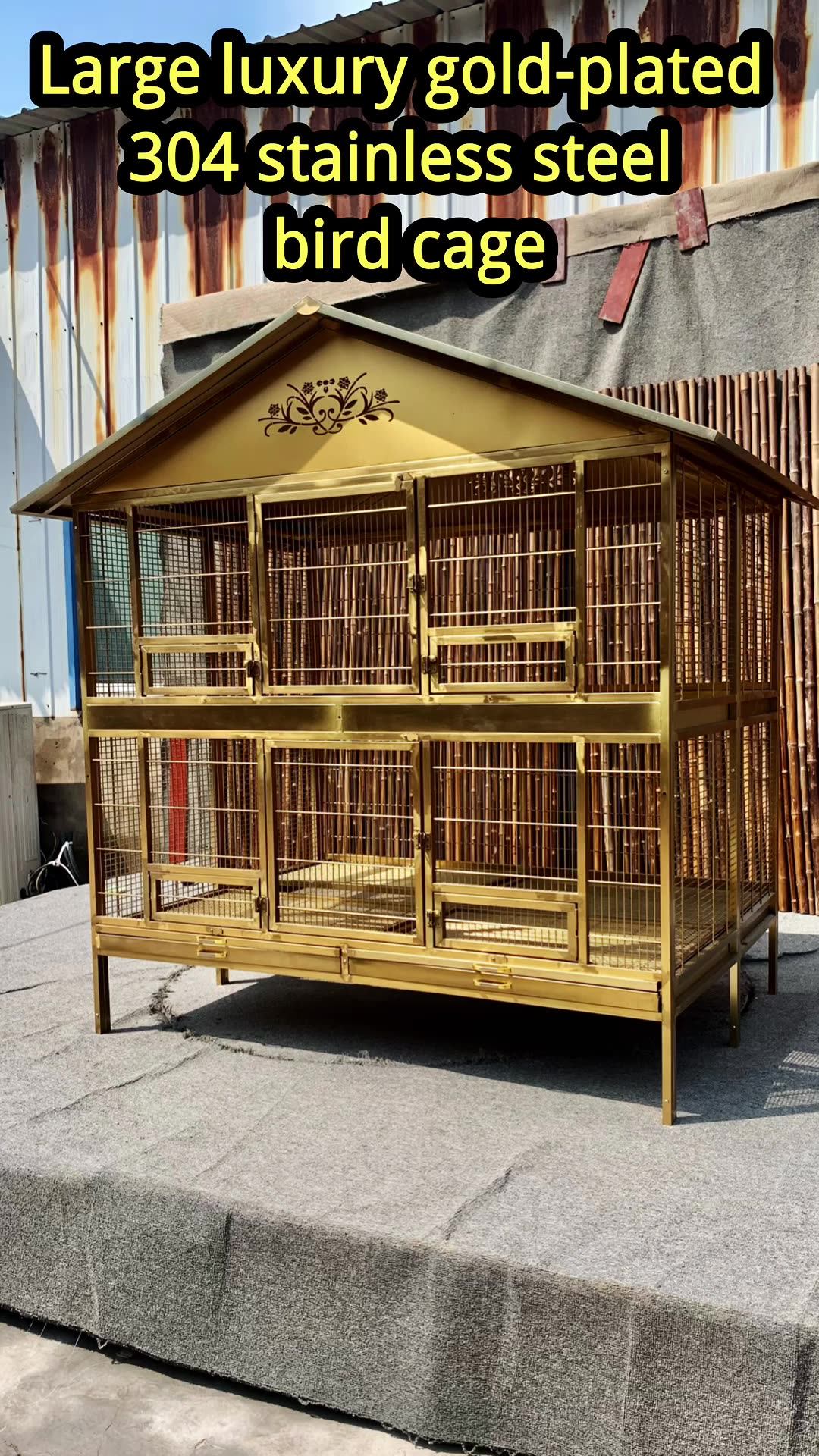 Yaheetech Cockatiel Budgie Lovebird Cage Extra Large Tall Wideluxury ...