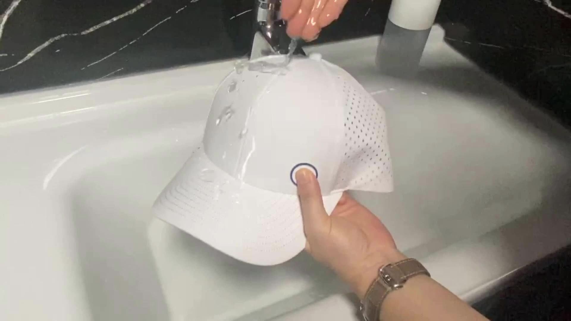 Hs40 Curved Visor Baseball Hat Non Or Water Proof Gorros Beisbol Cap 6 ...