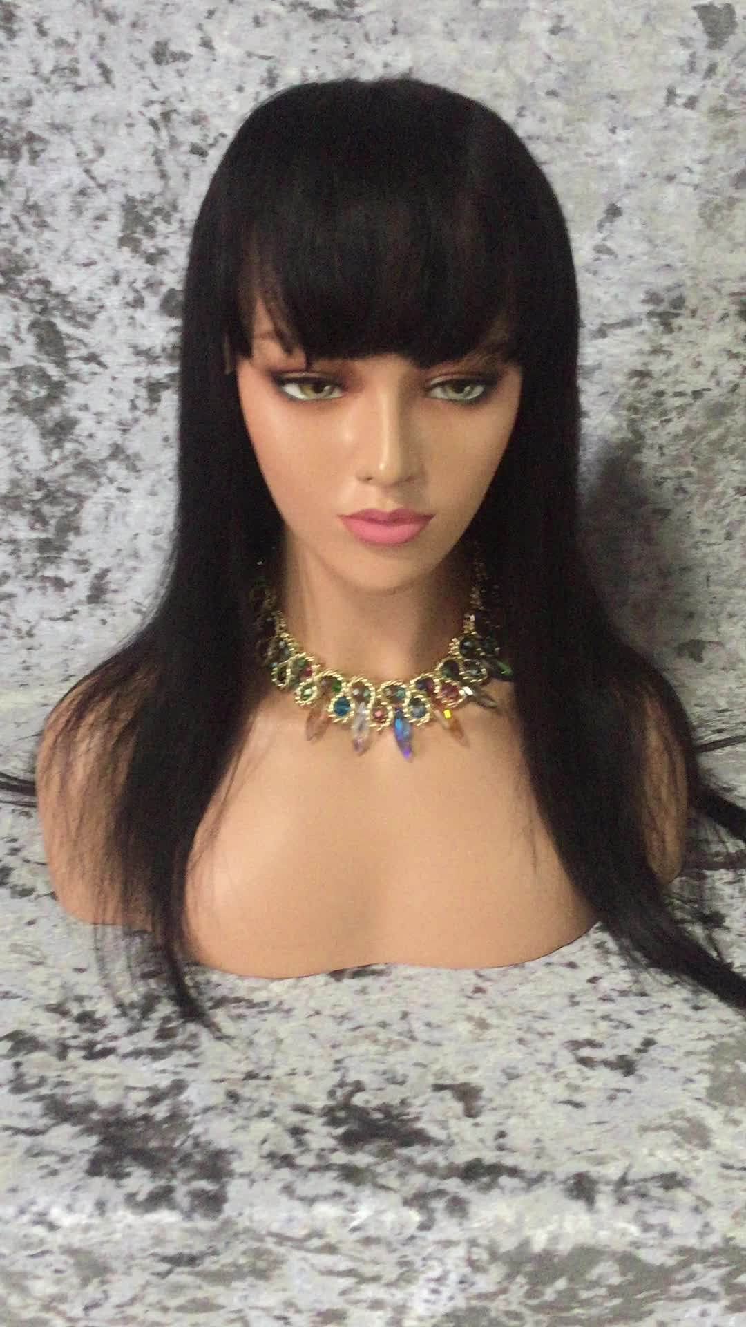 China Wig Supplier Cheap Indian Human Hair Straight Lace Front Wigs For ...