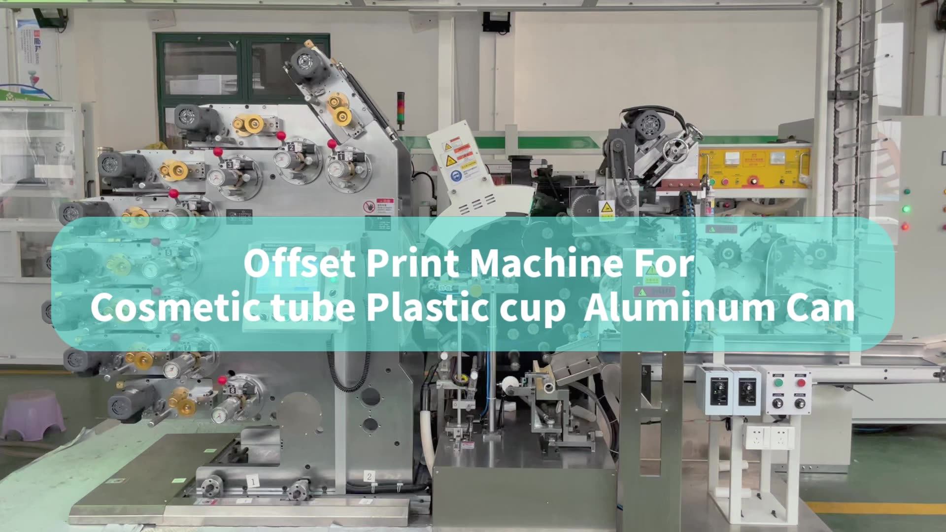 Offset Printer Printing Machine 4 Color Plastic Off Set Printing ...