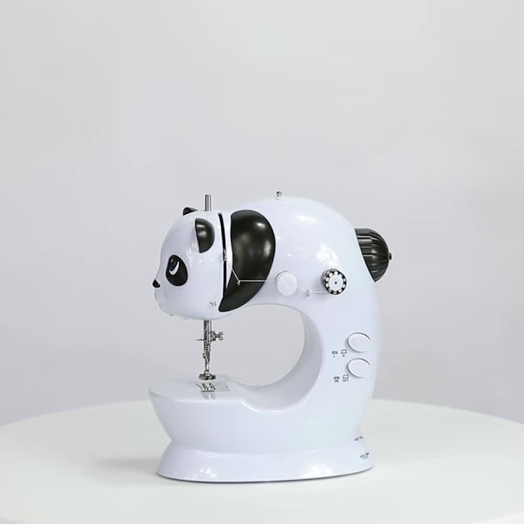 Cute Panda Design Mini Manual Electric Sewing Machine For Kids Fhsm-228 ...