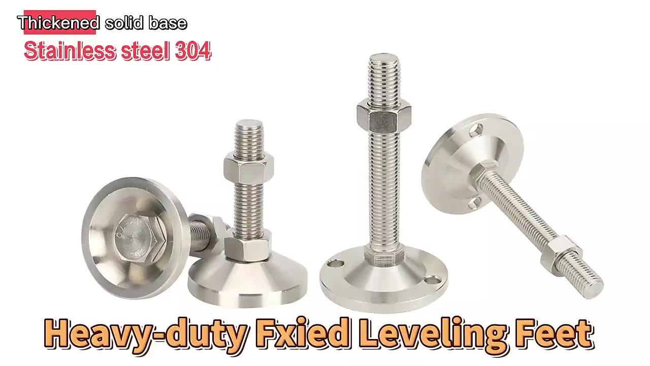Swivel Leveling Feet Heavy Duty Capacity Stainless Steel Adjustable ...