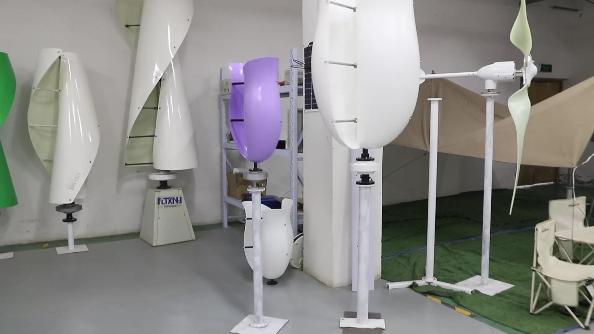 Rose Low Wind Speed Wind Turbine 5kw 1kw 10kw 20kw Windmill Vertical ...