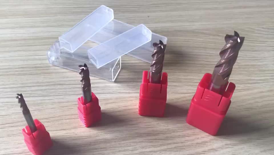 Mts Tools Hrc65 Solide Carbide End Mill Cutter 4 Flutes With Nano Blue ...