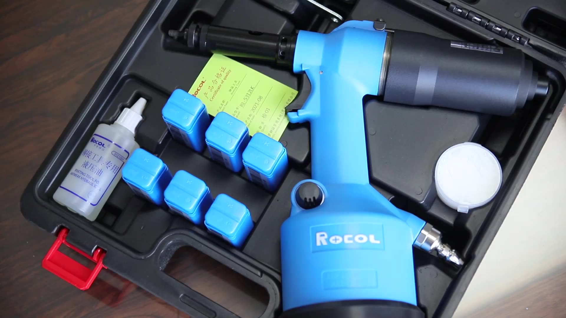 Rocol Rl-5312 Pneumatic Nut Rivet Tool Industrial Grade Low Maintenance Powerful Air Rivet Gun ...