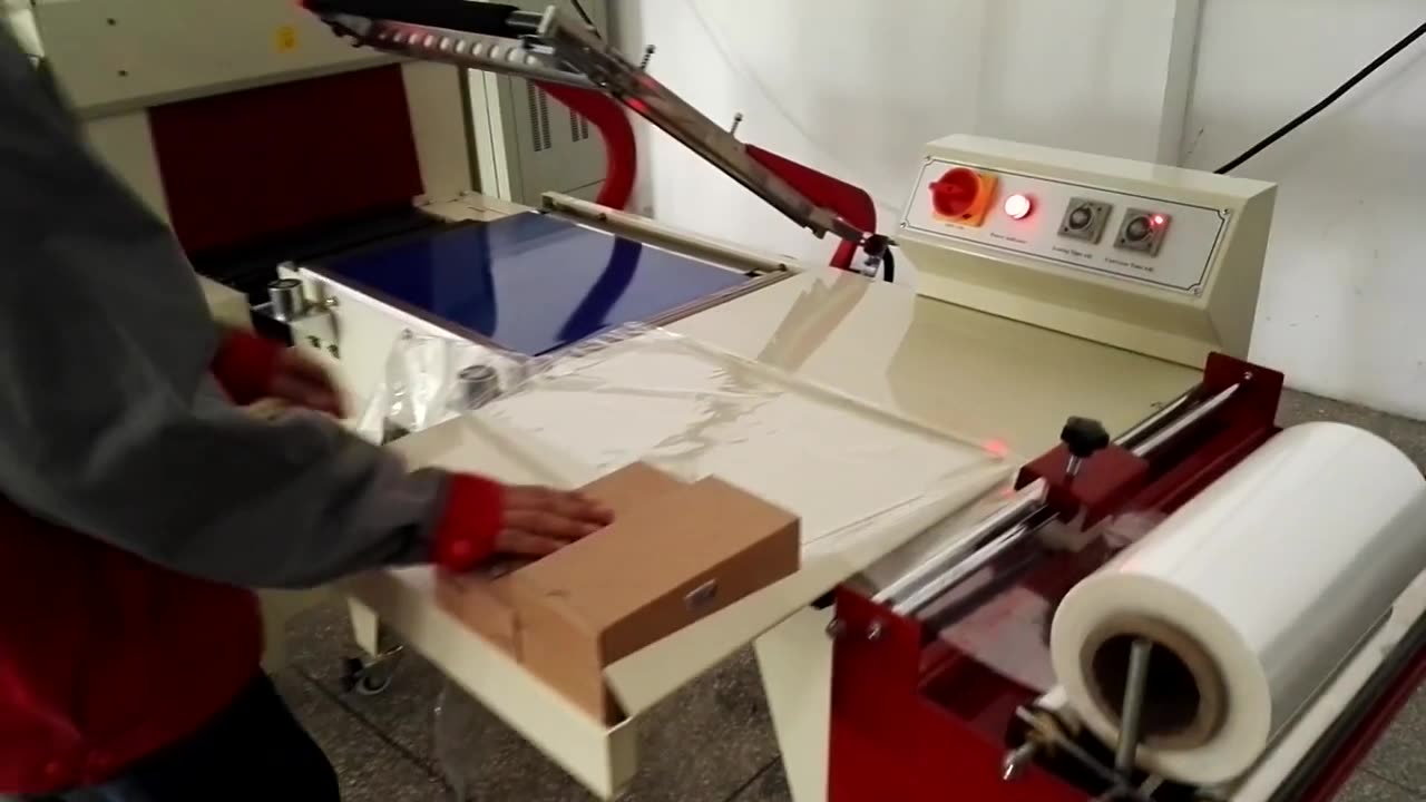 Hot Selling L Semi Auto Heat Shrink Packing/packaging/wrapping Shrink Wrap Machine For Paper Box ...