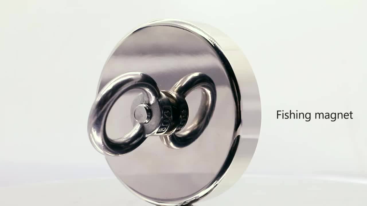 D75mm 550lb Pull Force Neodymium Underwater Retrieving Permanent ...