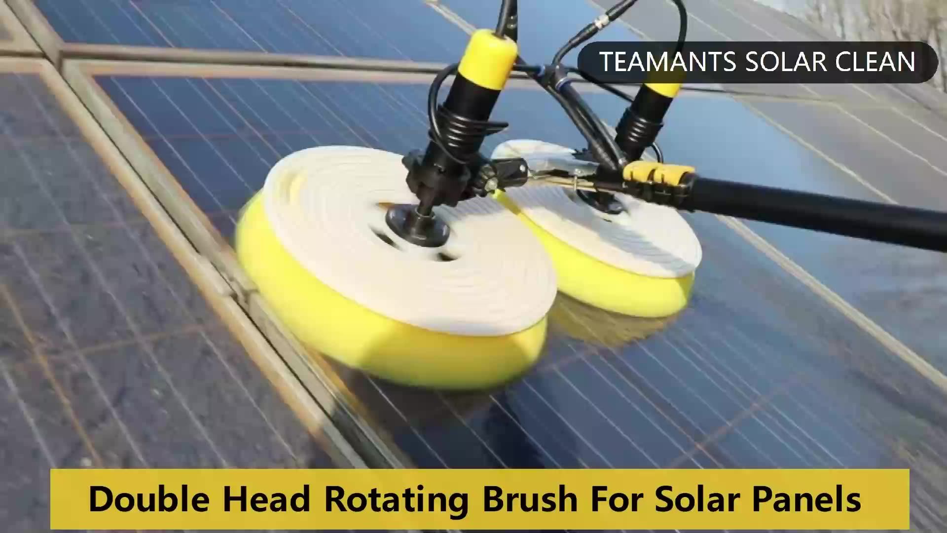 Hot Sale Single Head Solar Panel Cleaning Robot Brush Solar Panel ...