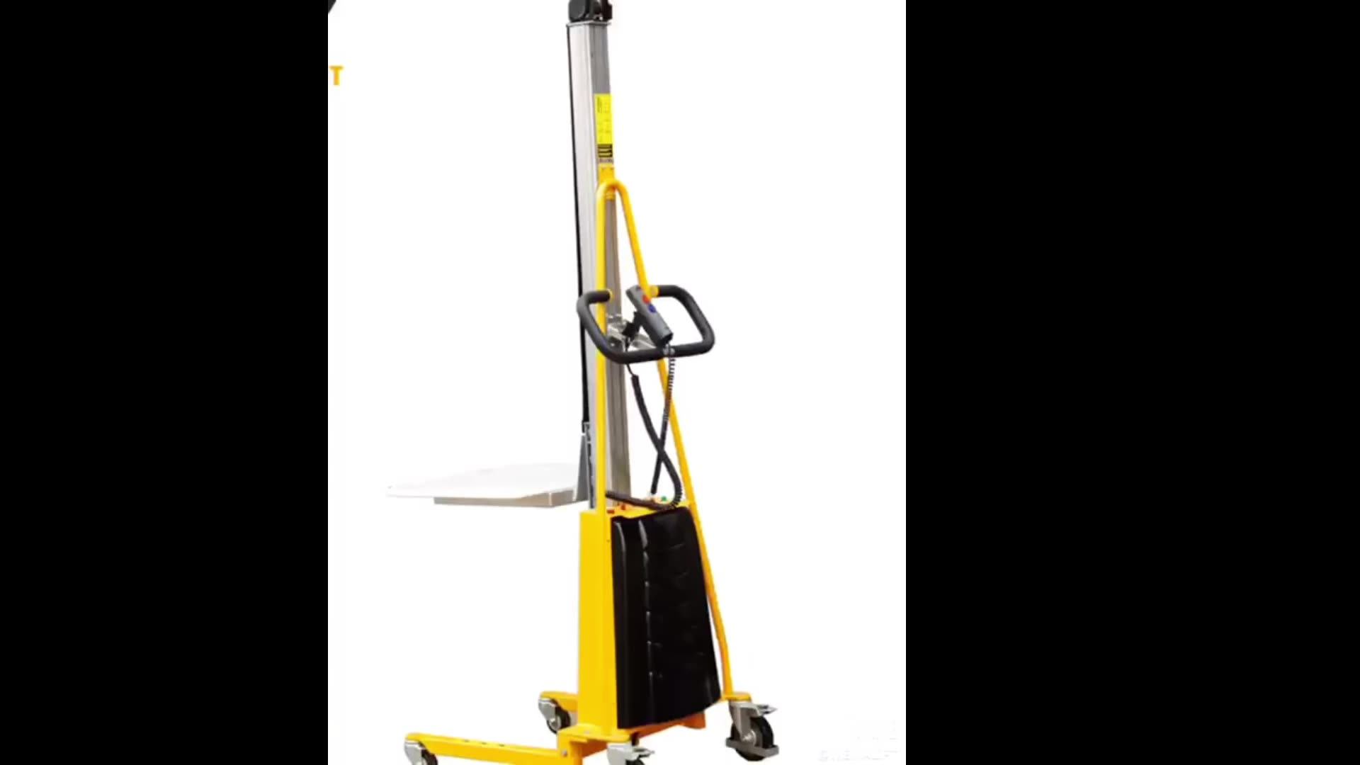 100kg 200kg Mini Lift Trolley Low Profit Battery Electric Work ...