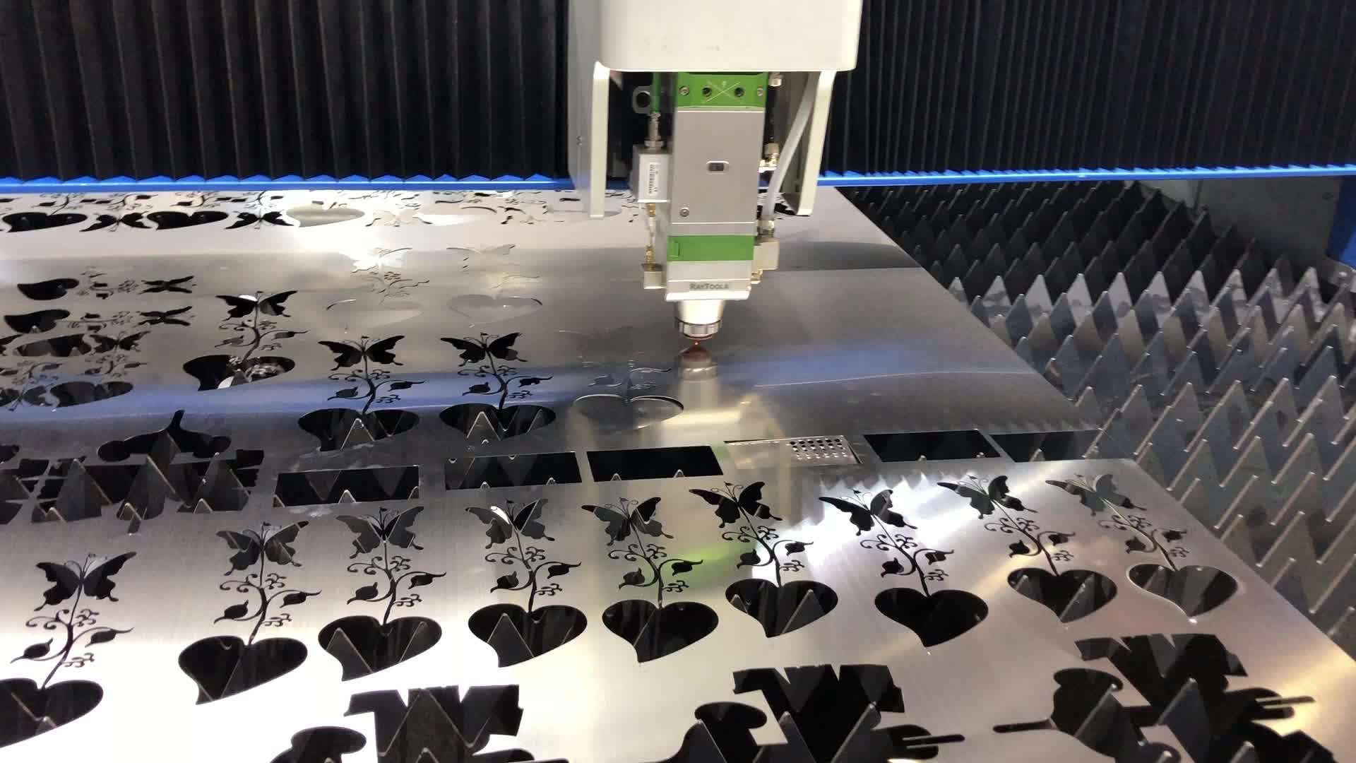 High Speed Exchange Table Double Layers Stainless Steel Laser Cutting ...