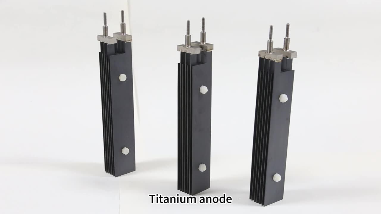 Double Long Plate Welding Electrode Set Ruthenium Coating Titanium ...