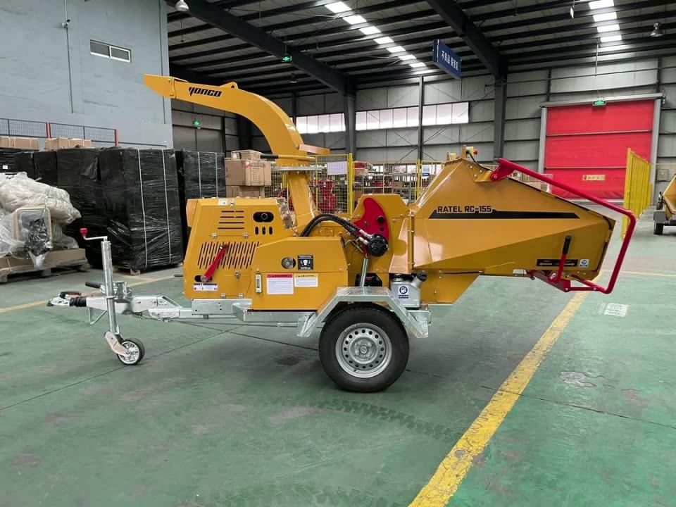 Manual Stump Grinder Wood Pallet Shredder Chipper Distributor Forestry ...