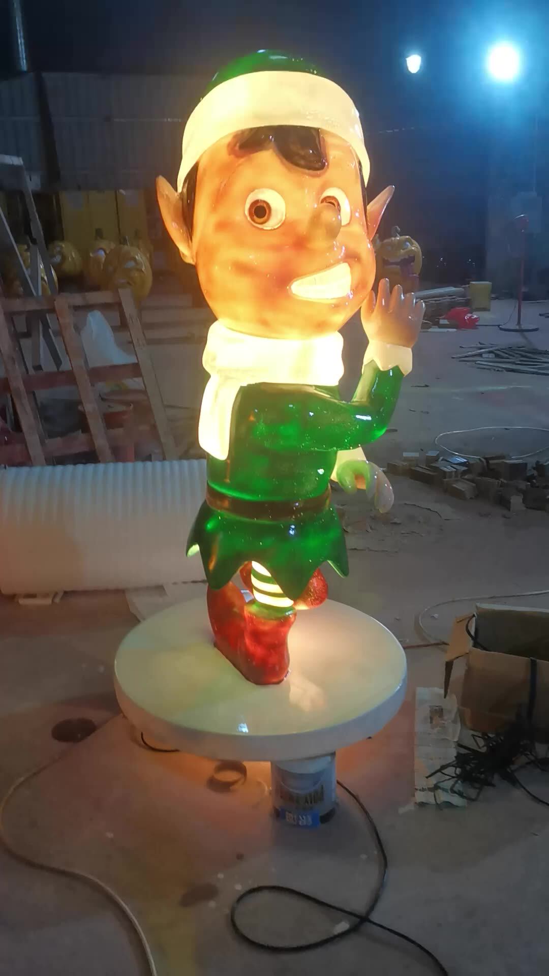 Giant Resin Sculptures Life Size Fiberglass Outdoor Christmas ...