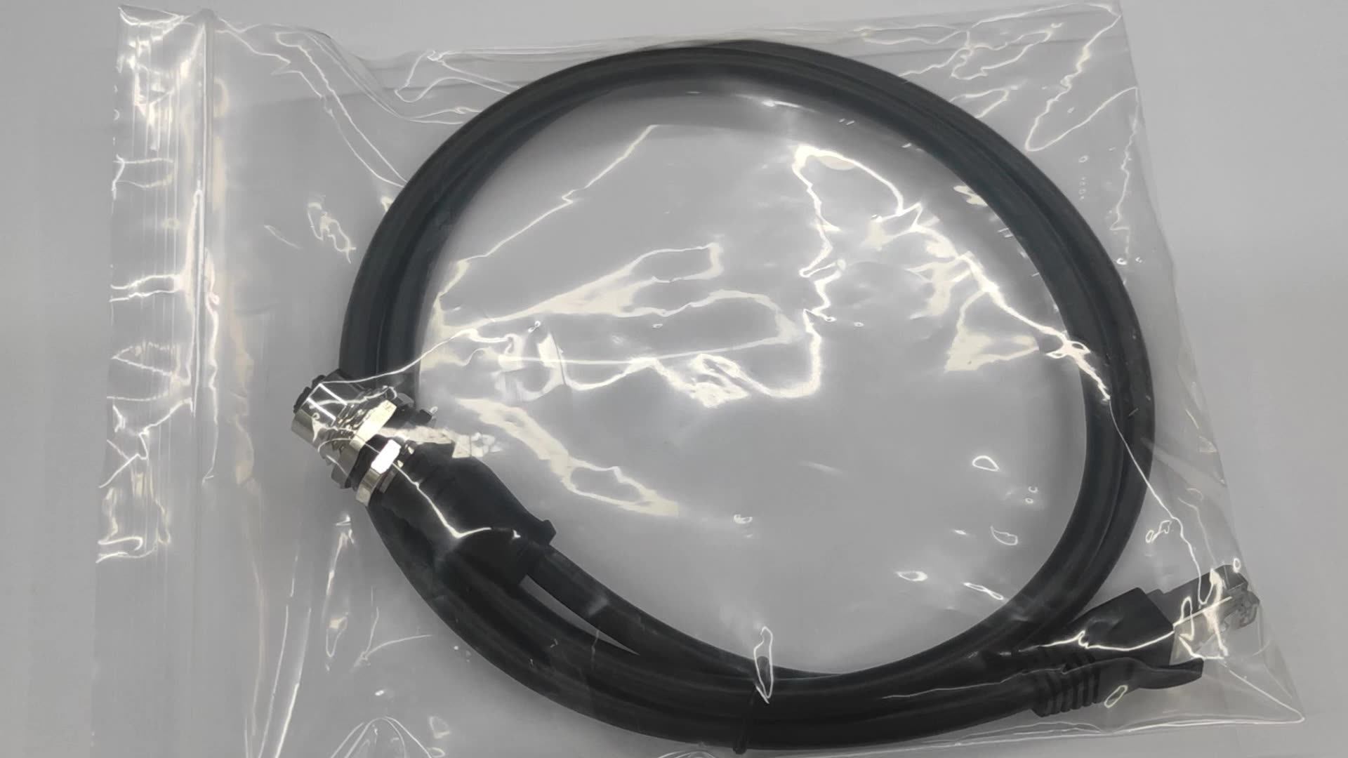 Waterproof Female Panel Mount Ethernet M12 X Code 8pin Female To Rj45 ...