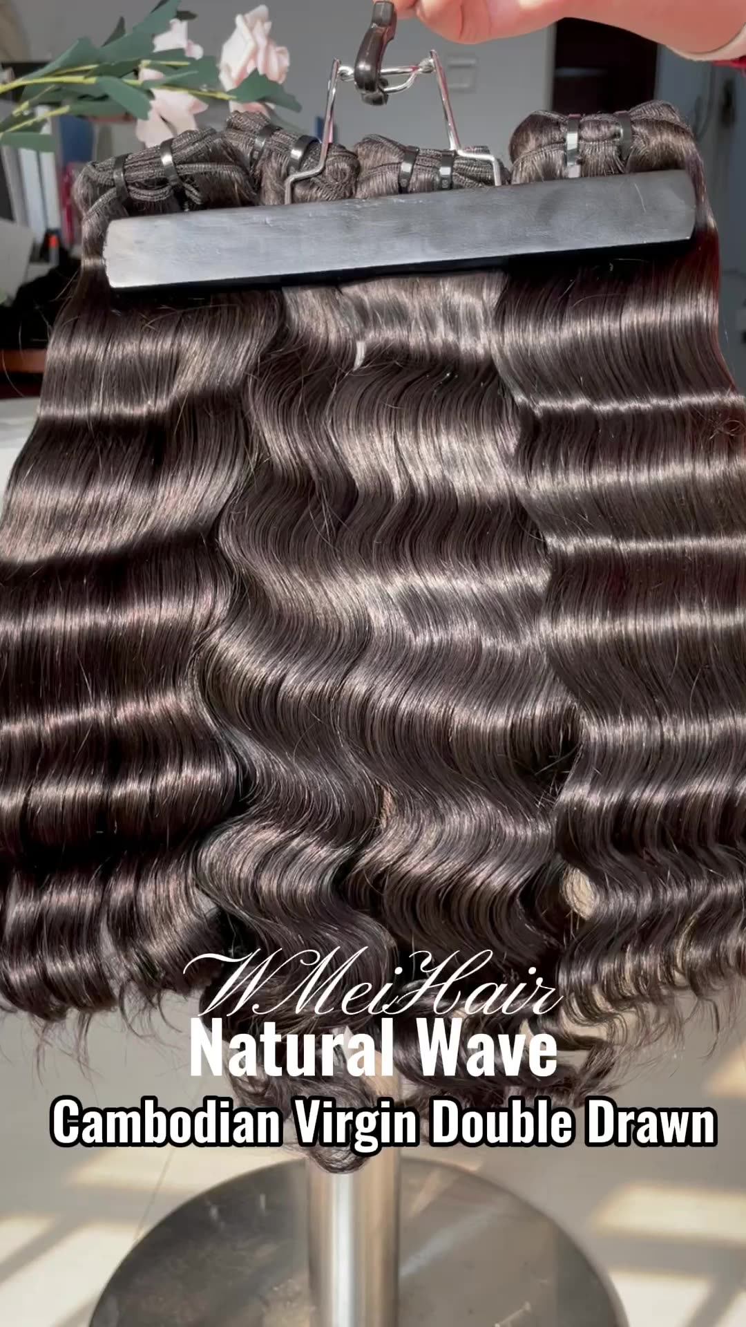 Wholesale Cambodian Raw Natural Wavy Hair Extensions 100% Virgin ...