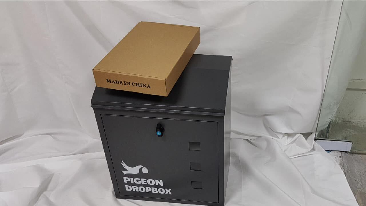 Wall Outdoor Newspaper Magazine Letter Box Residential Parcel Box Gift ...