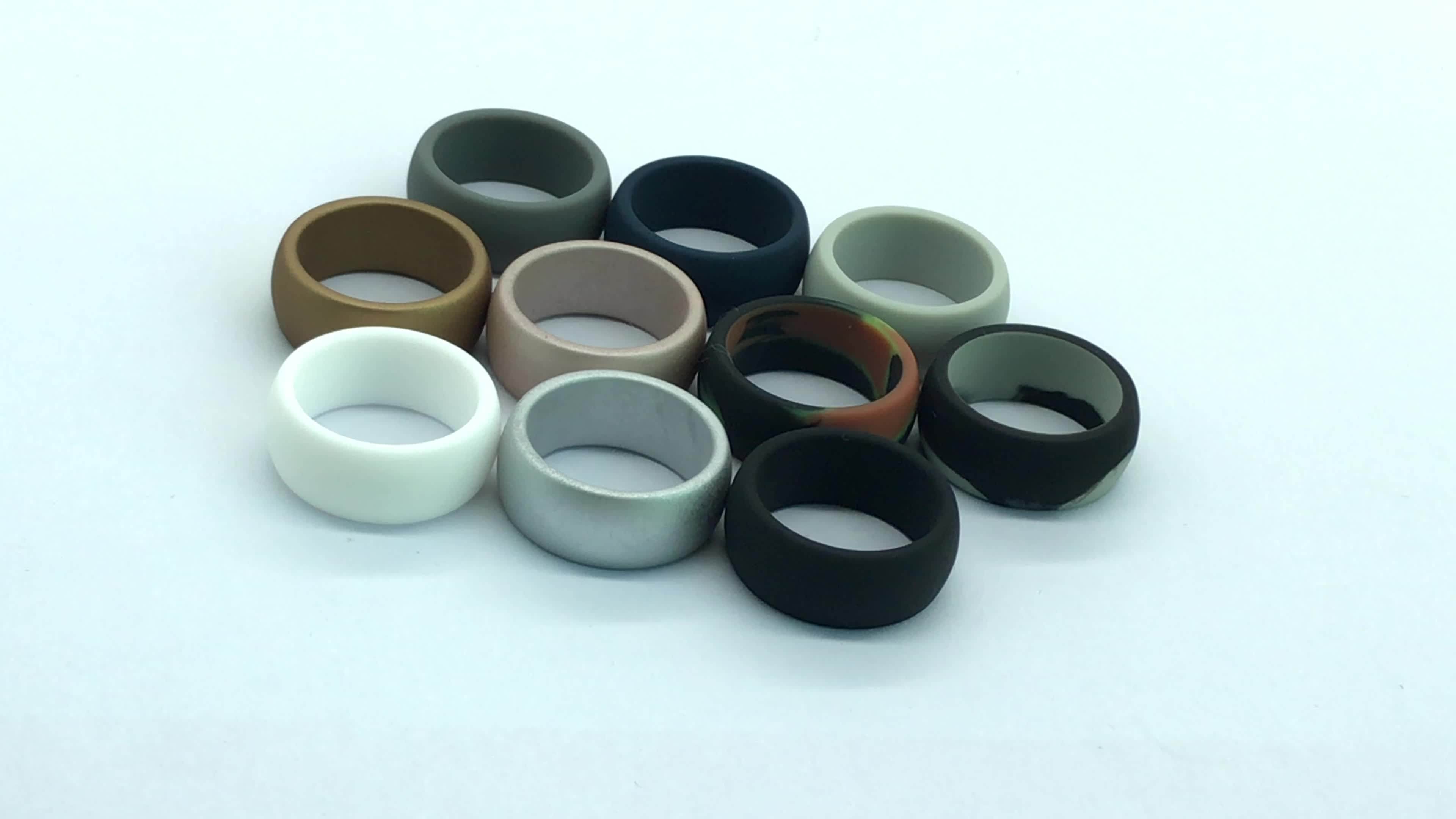 Geedyn Flexible Durable Classic Men's Silicone Wedding Ring - Buy ...