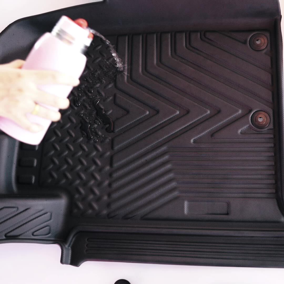 Factory Auto Exterior Accessories Tpe Plastic Black Floor Mats For ...