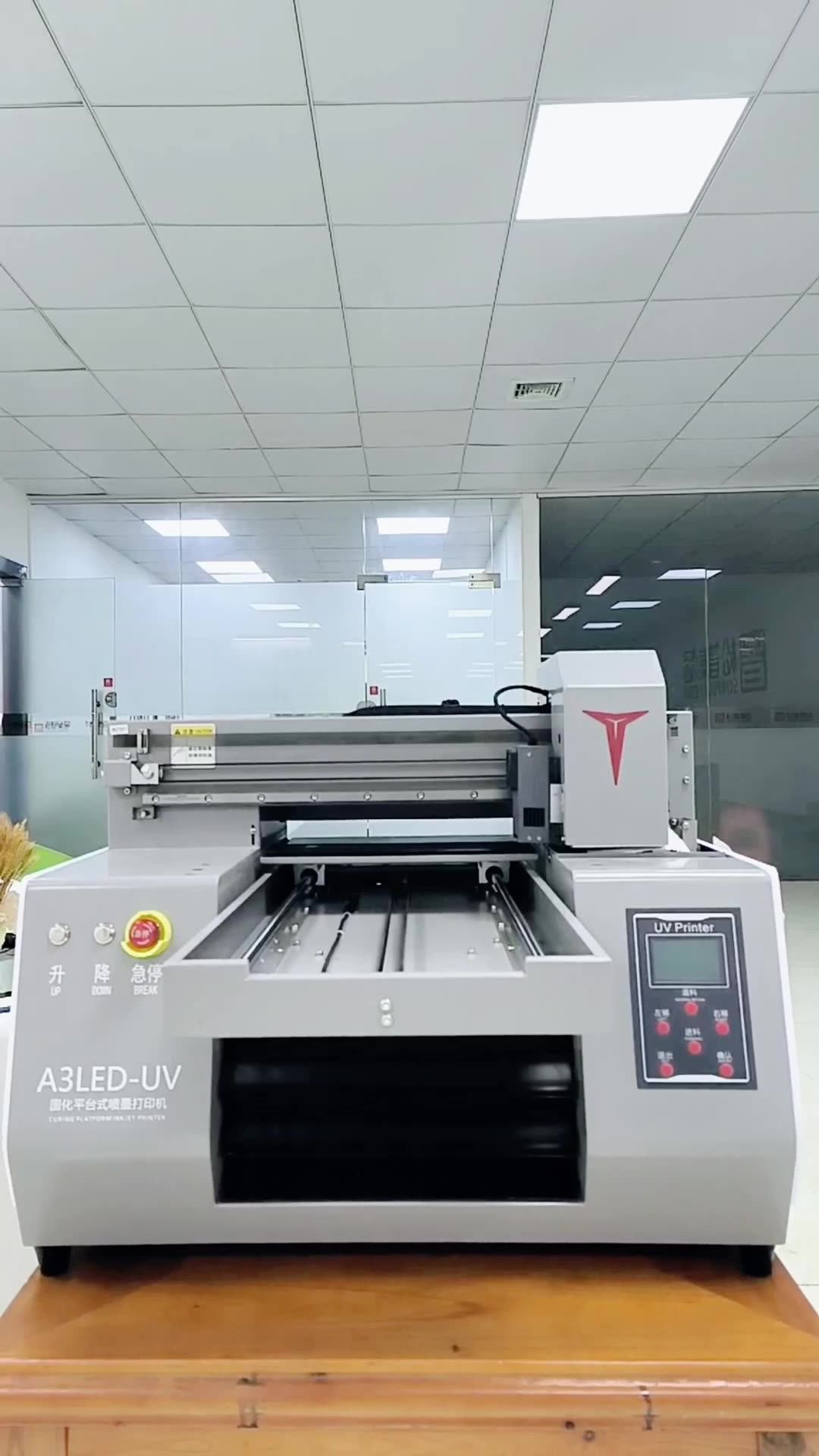 High Resolution Mini Digital Uv Printer A3 Uv Flatbed Printer Lingya A3 ...