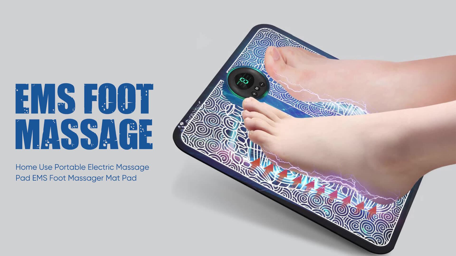 Hot Products Tens Foot Massage Pad Feet Muscle Stimulator Relax Mat ...