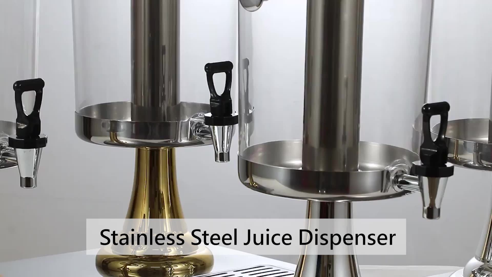 Commercial Stainless Steel Buffet Ware Barrel Beer Juice Dispenser For ...