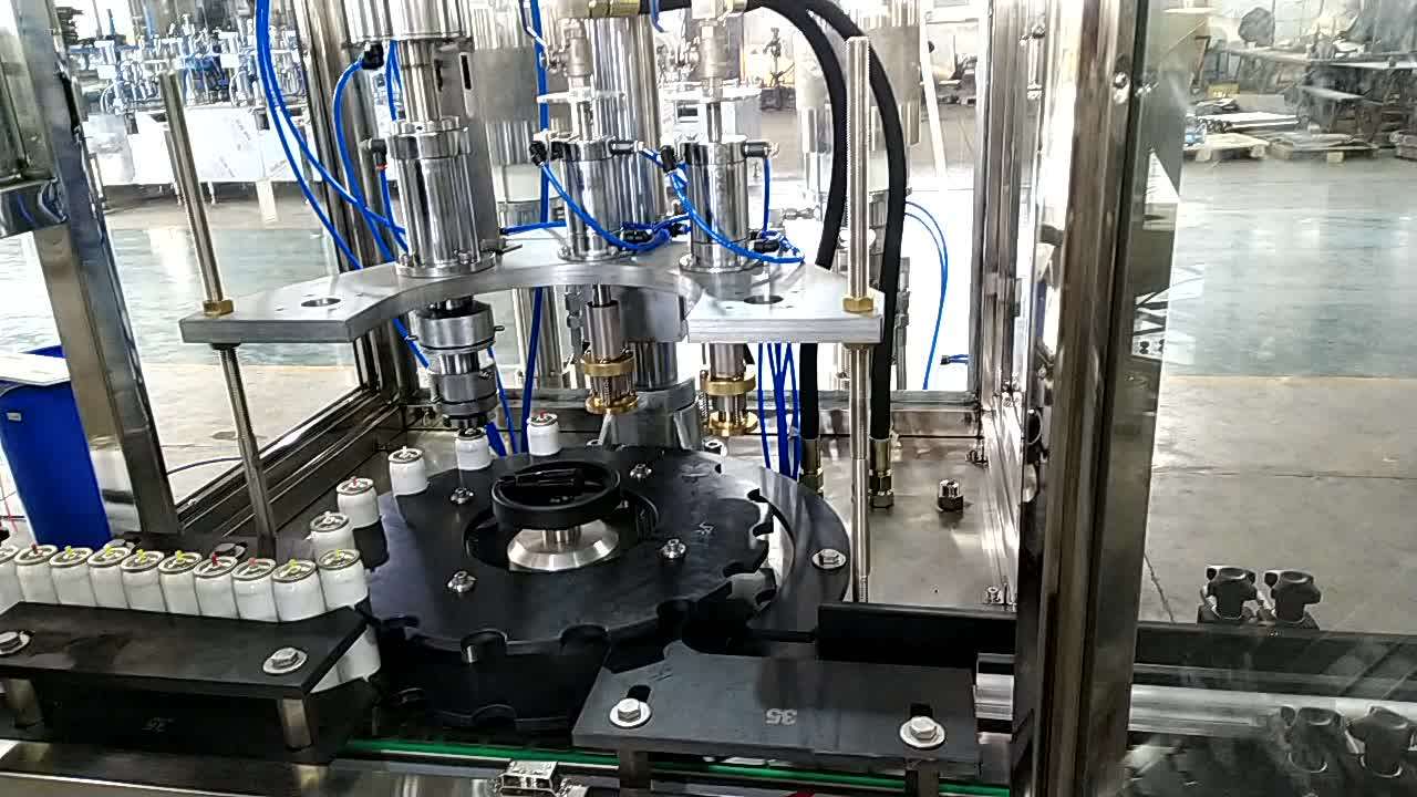 Qgq750 Automatic Aerosol Paint Spray Tin Can Filling Machine - Buy ...