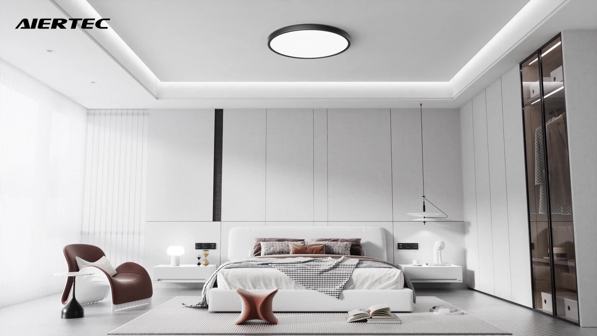 Indoor Lighting Ultra Thin Dial Switch 3000k/4000k/6000k Round Led ...