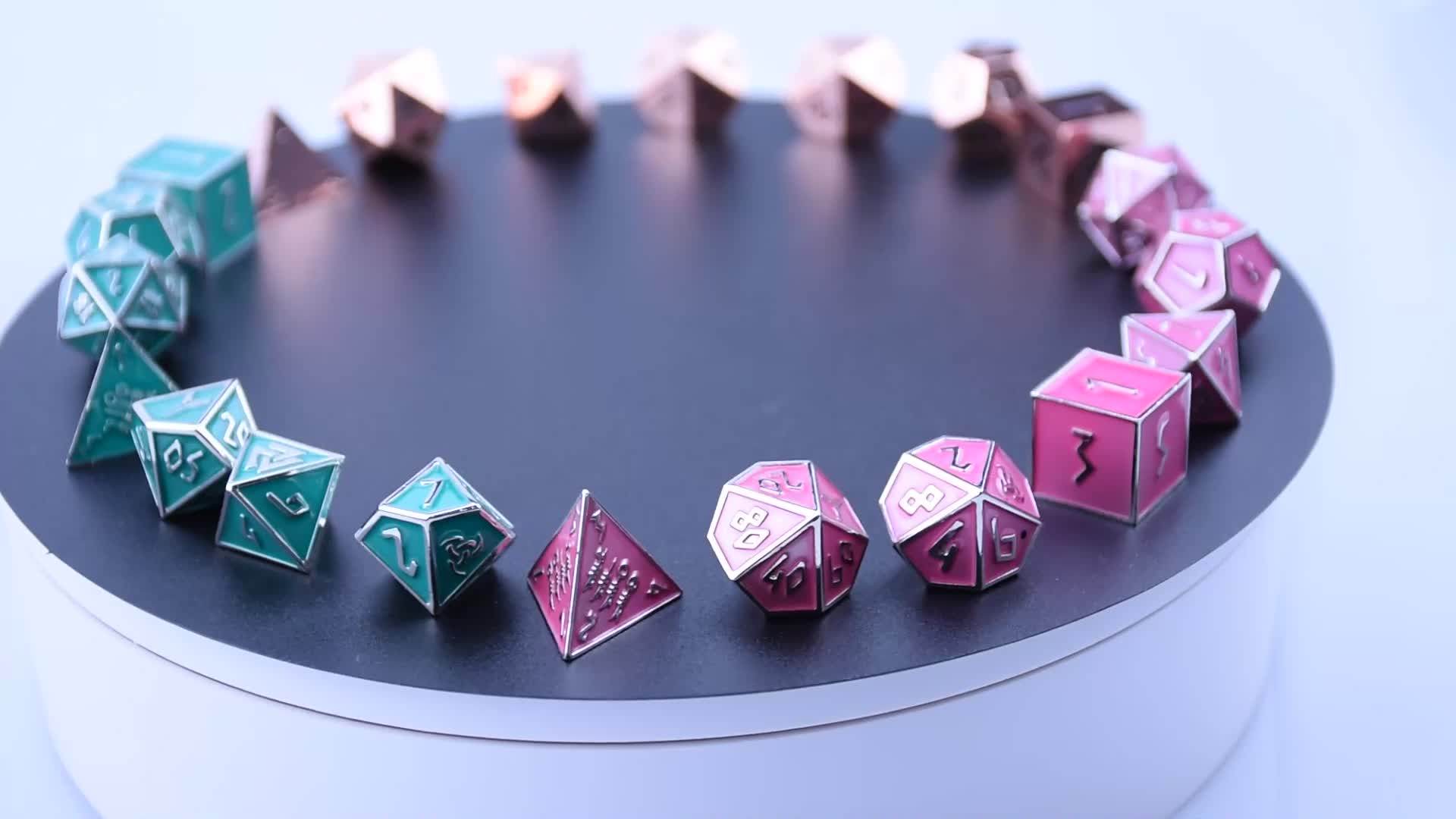 Dnd Dice Sets,5*7pcs Dungeons And Dragons Dice With Free Pouch D&d Pole ...