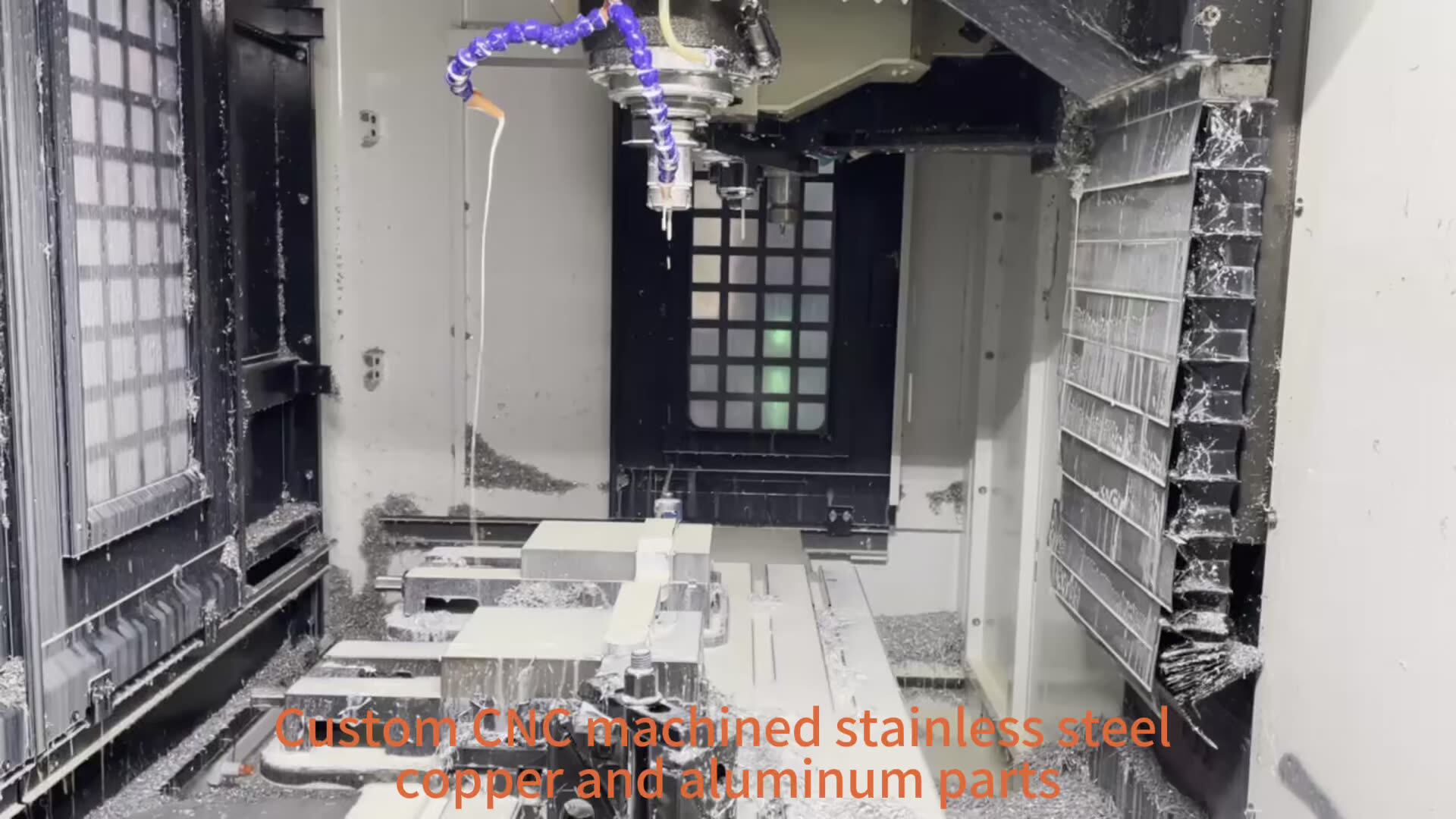 Iso Cnc 5 Axis Machining Parts Chemical Machinery Garment Textile ...