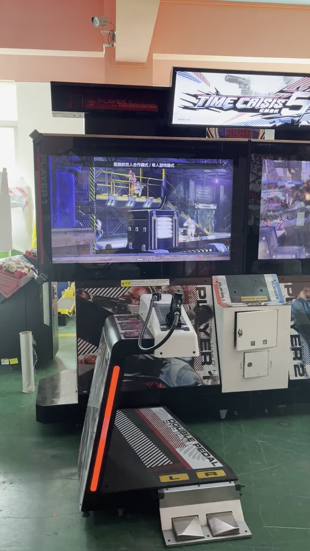 2 Players Coin Operated Time Crisis 3 4 5,Ct5 Arcade Video Simulator ...