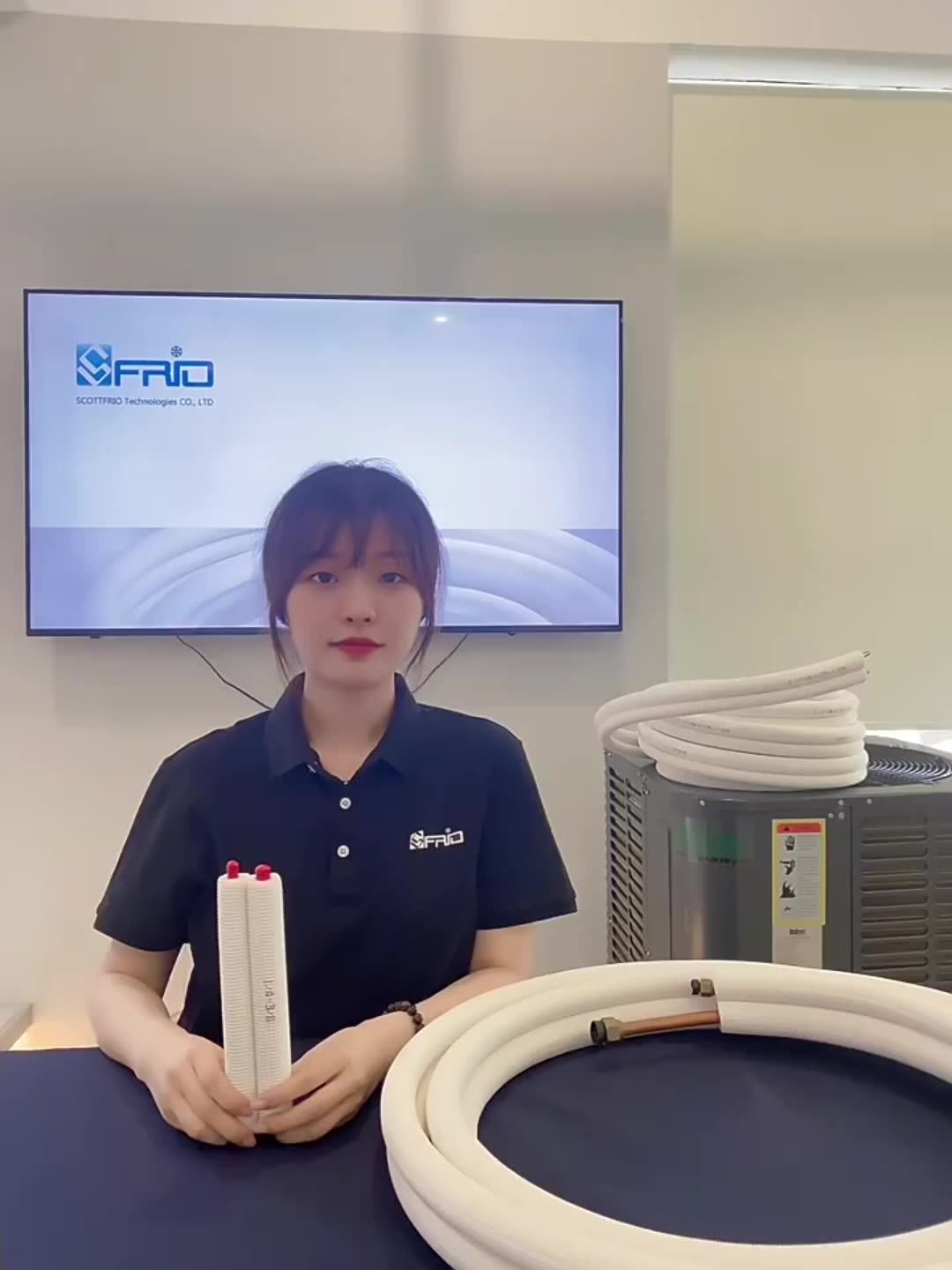 Scottfrio Hvac Air Conditioner Insulated Copper Pipe For Mini Split A/c ...