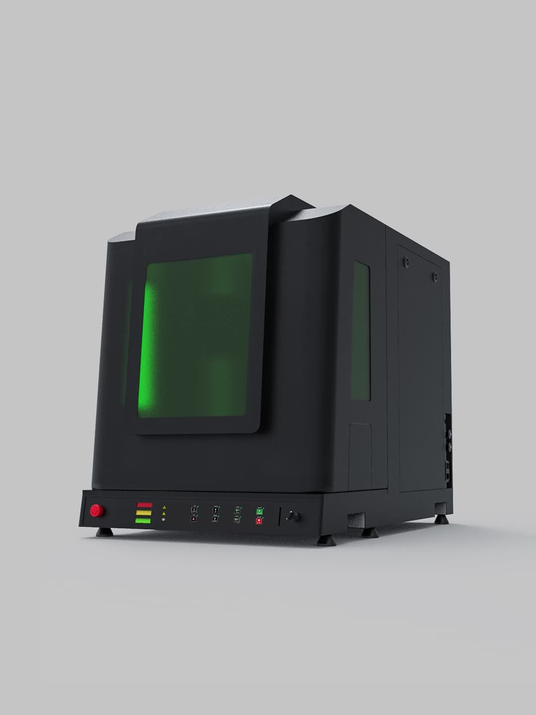 200w 3d Scanlab Enclosed Benchtop Laser Cutting Machine - Buy 200w Co2 ...