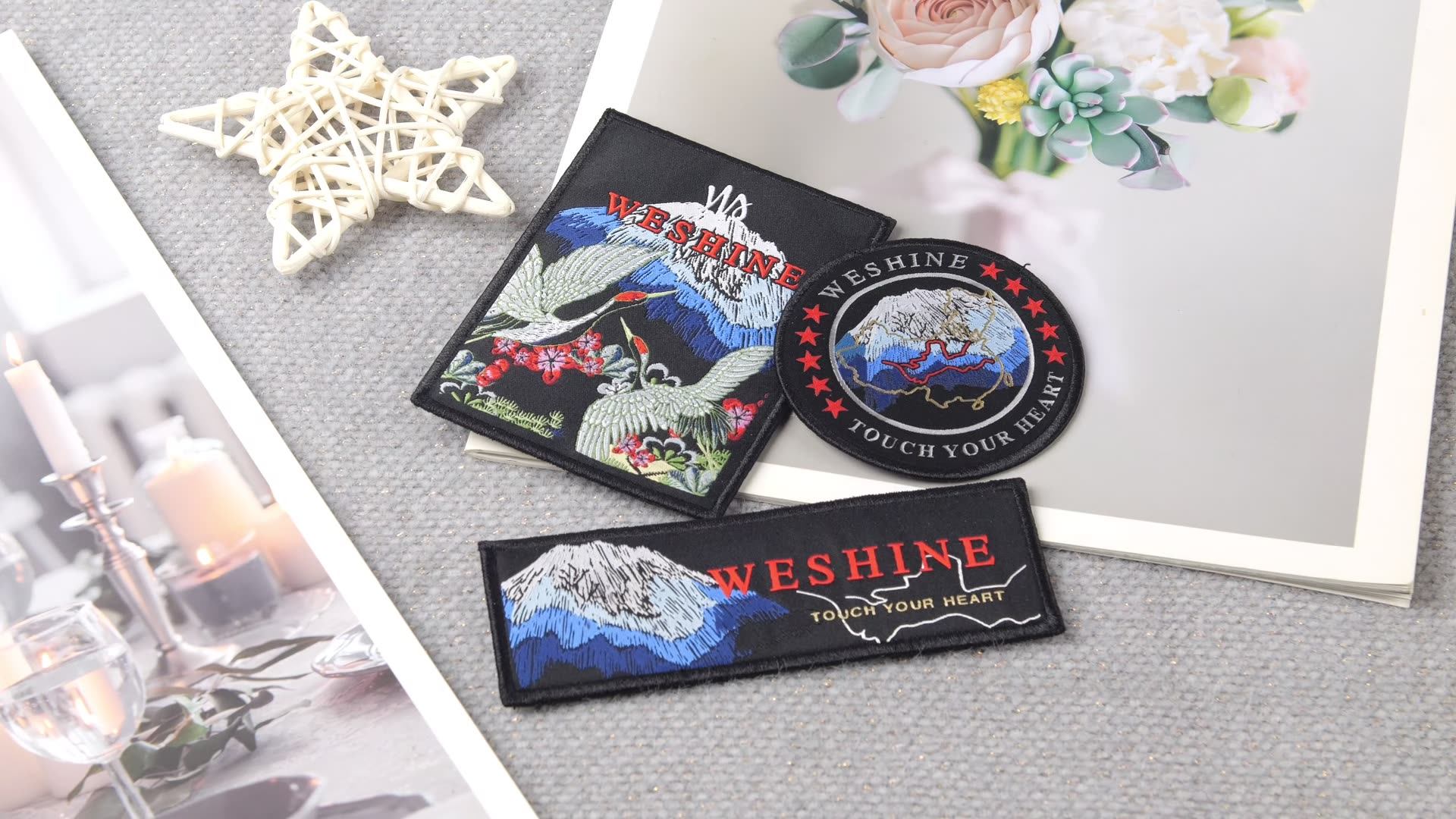 Custom Embroidery Design Patches Woven Patches Embroidery Applique ...