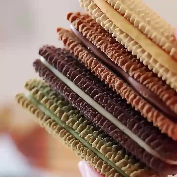 Yixinfoods Sandwich Ice Cream Biscuits Crispy Sweet Sandwiched ...