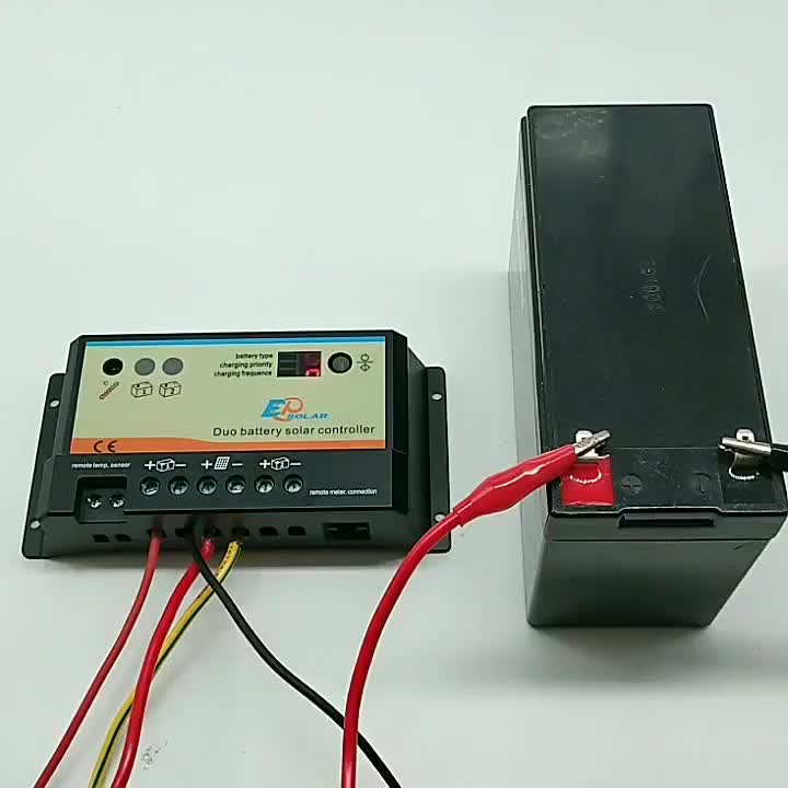 Epever 20a Dual Battery Solar Charge Controller,12v 24v Auto For Rvs,Boat,Caravans,Bus Or Two ...