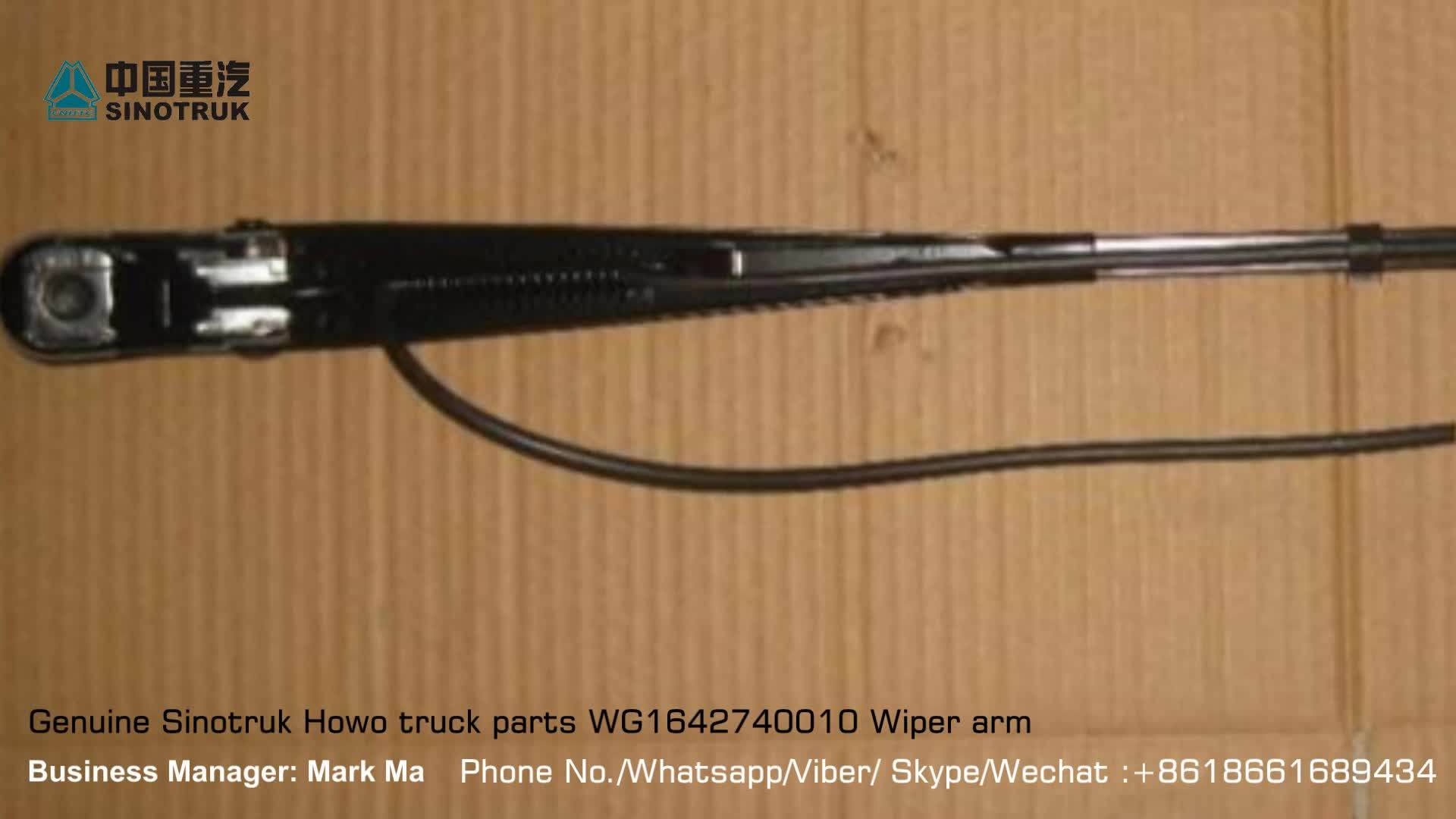 Wiper Arm Wg1642740010 Howo Sinotruk Truck Parts For Cabs - Buy Wiper ...