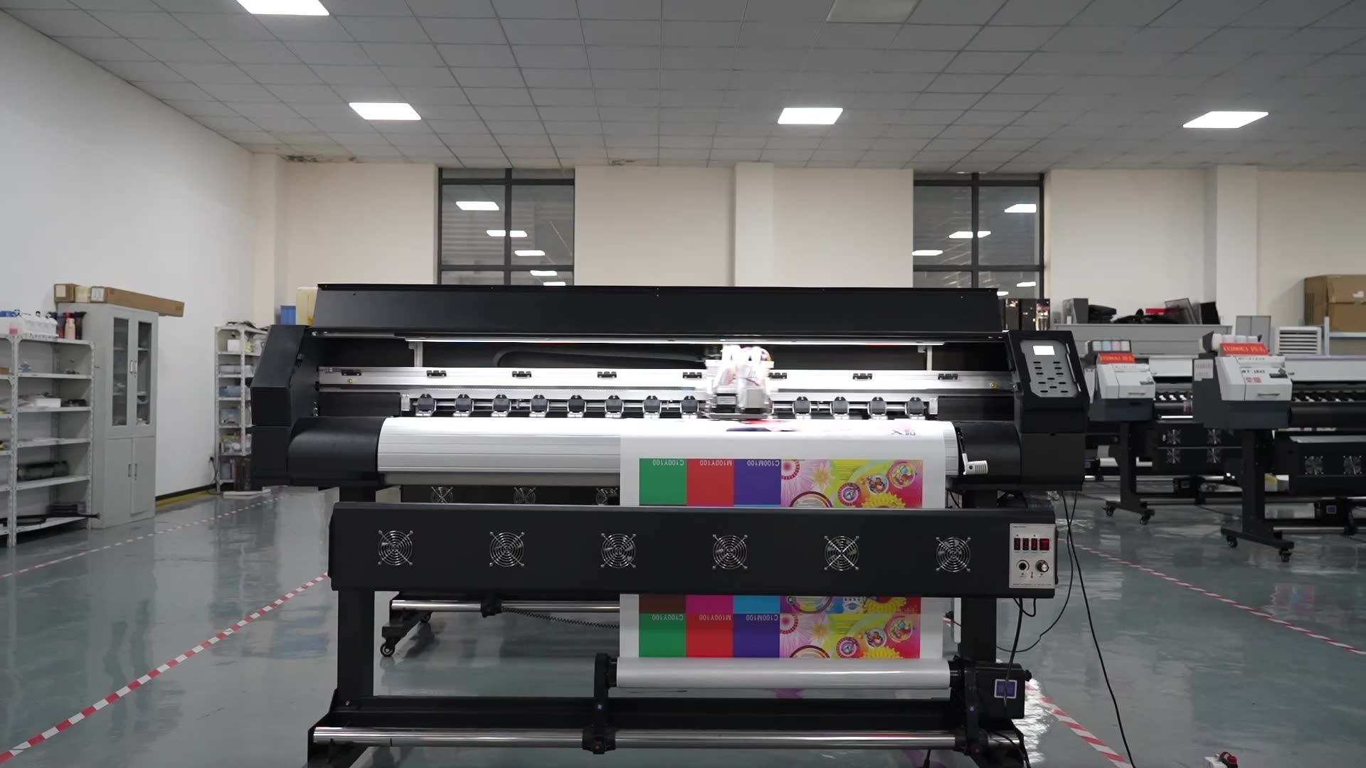 Famous Brand 1.8m Large Format Eco Solvent Printer For Banner Vinyl ...