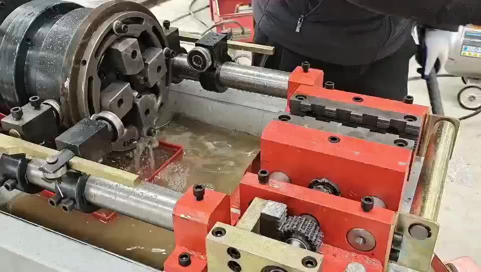 钢筋套丝机剥肋机40型直螺纹圆钢滚丝机45型50型数控全自动车丝机-阿里巴巴