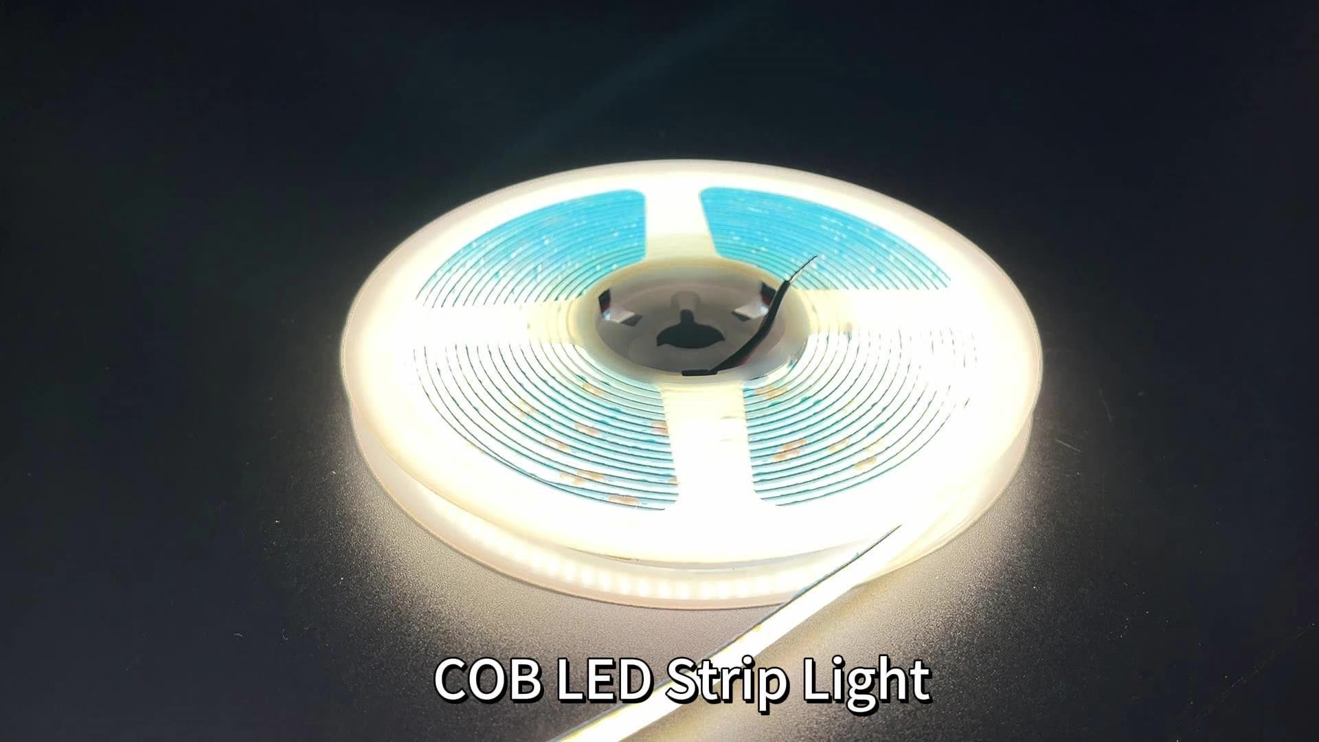 Reel-to-reel Cob 320leds Strip Light High Cri Dotless Liner Tape Light ...