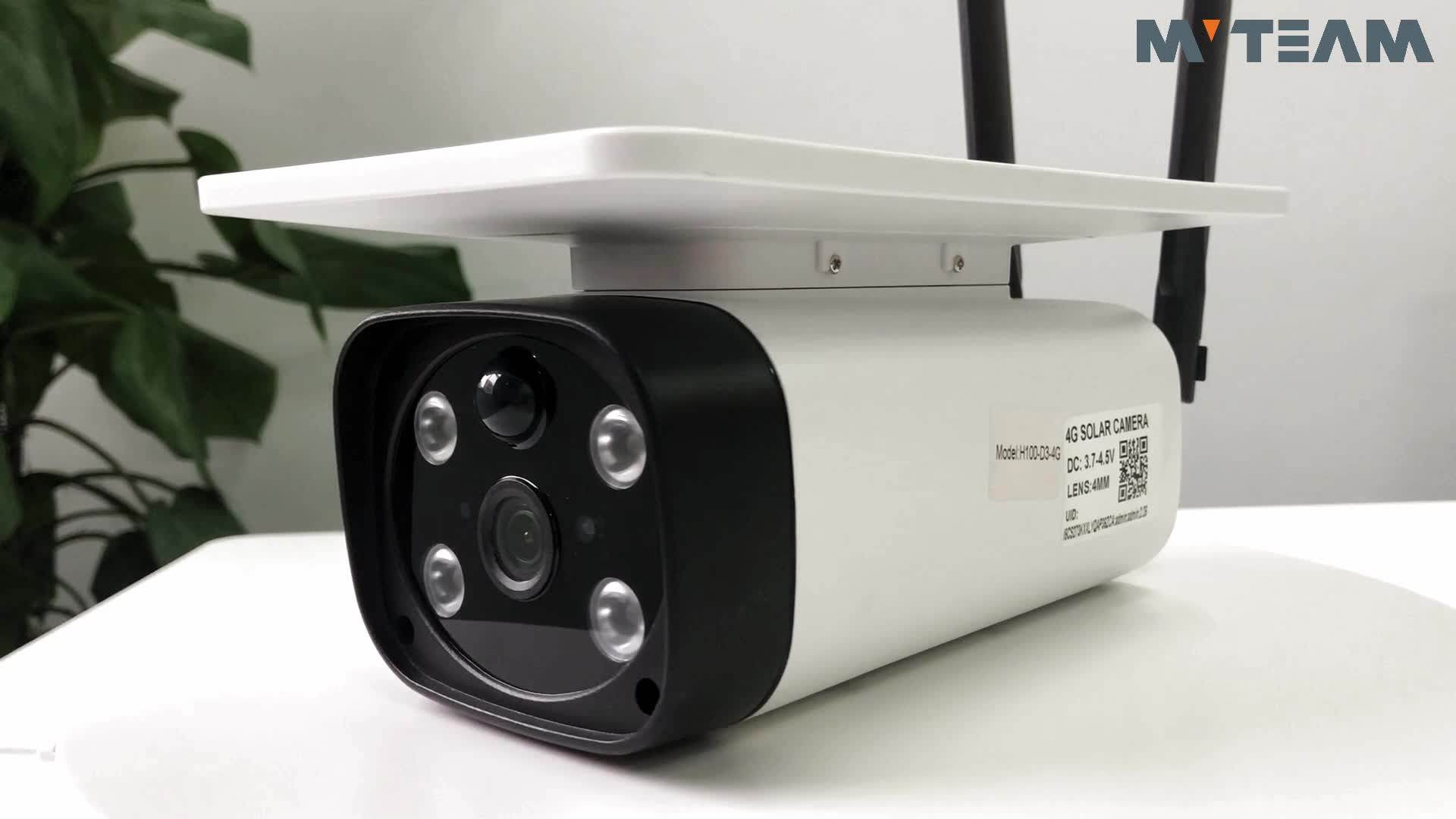 2020 Waterproof Ip67 Solar Powered Battery Security Camera Wireless Pir ...