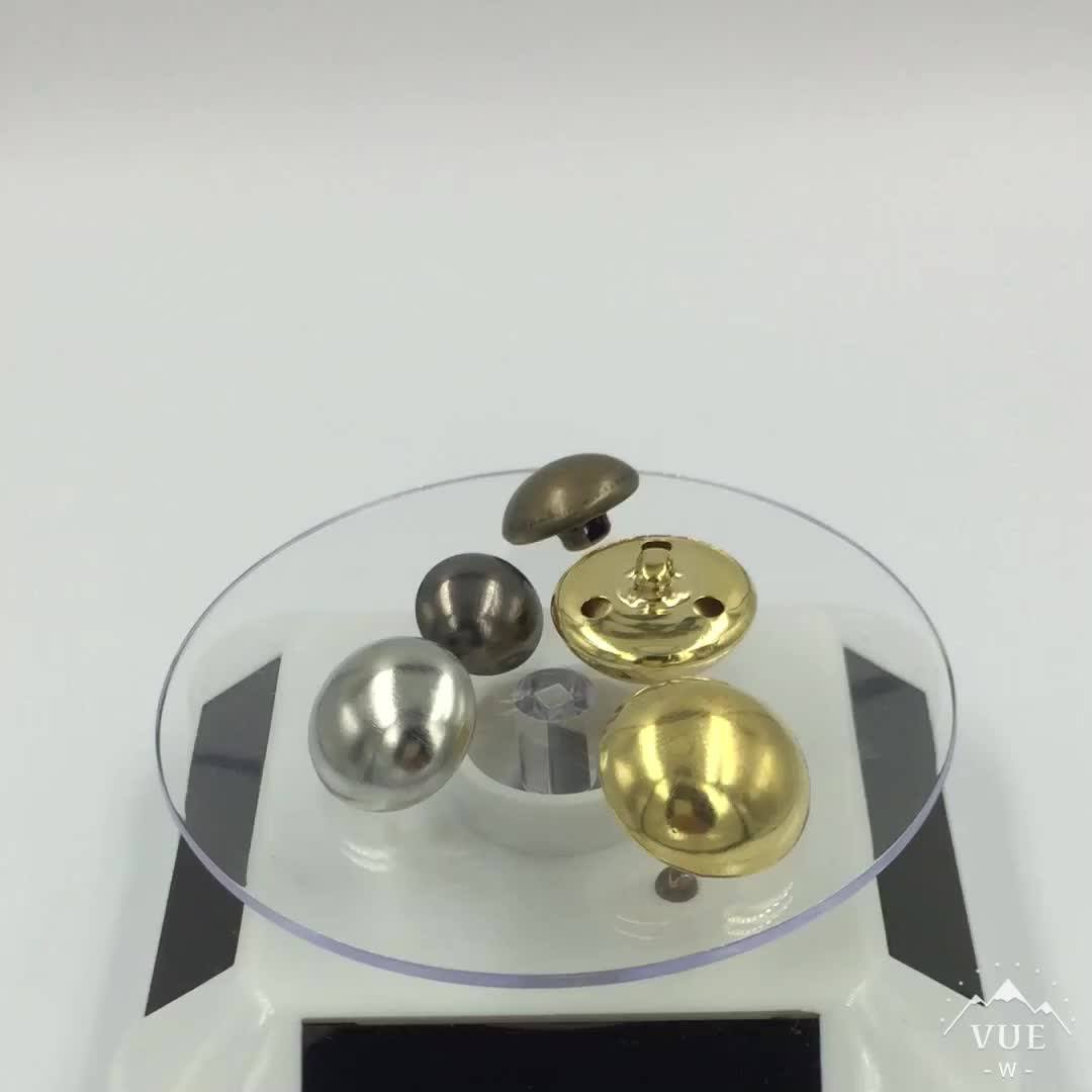 Round Retro Metal Brass Ball Buttons - Buy Brass Ball Buttons,Metal ...