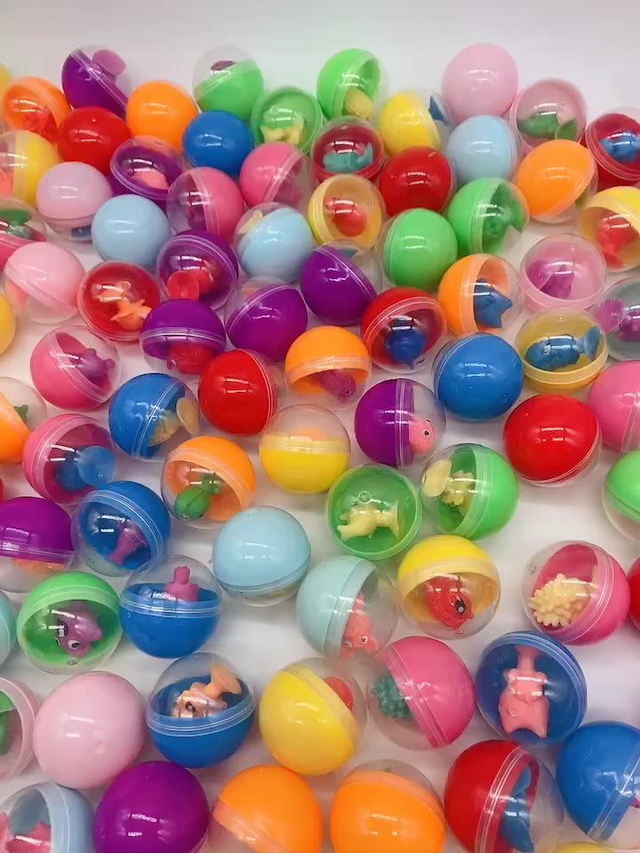 3.2cm Diameter Colorful Plastic Ball Capsules With Toys Inside For ...