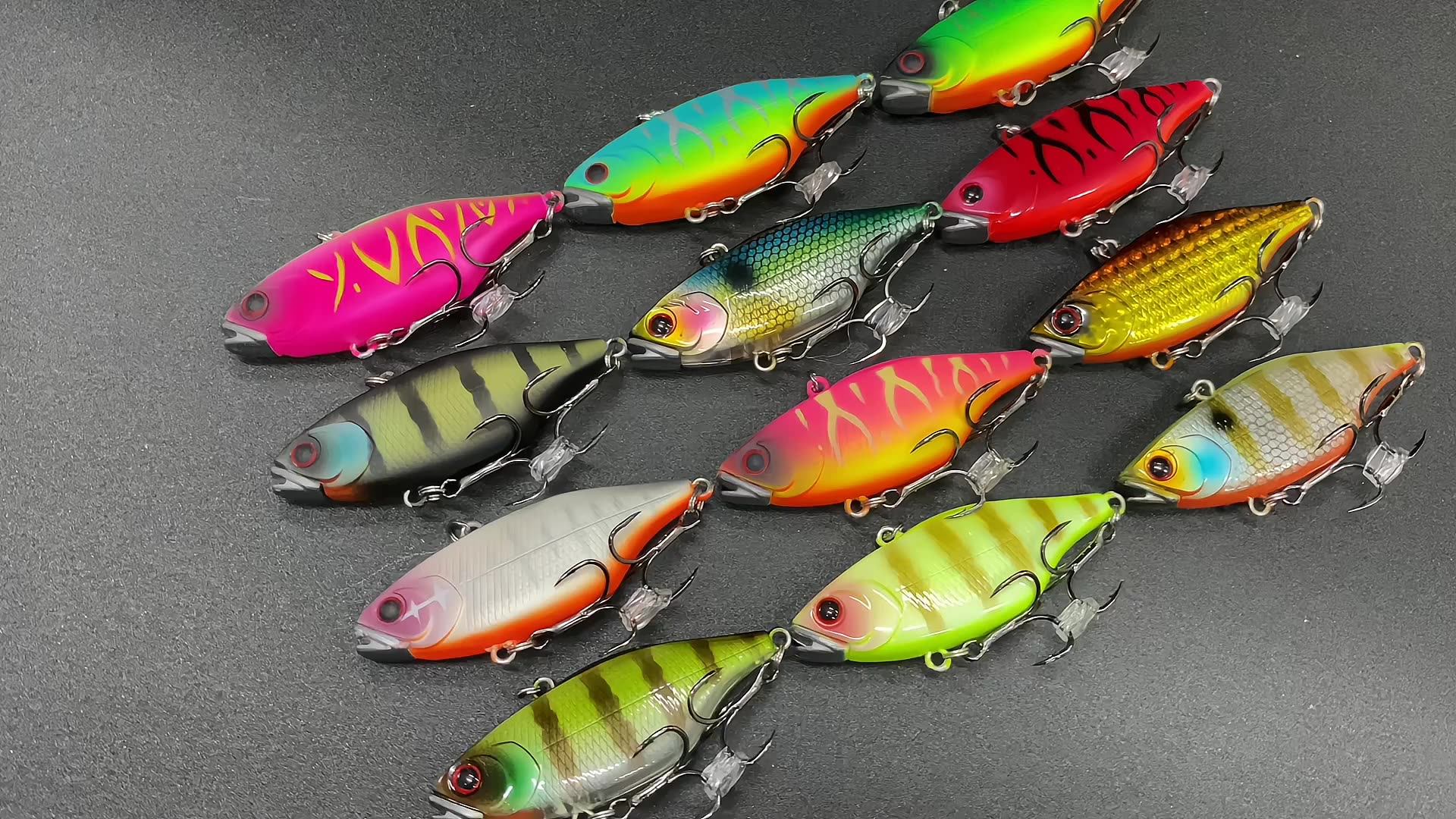 New Fishing Vibration 60mm 11.6g Deep Sea Long Casting Bass Lures Vib ...