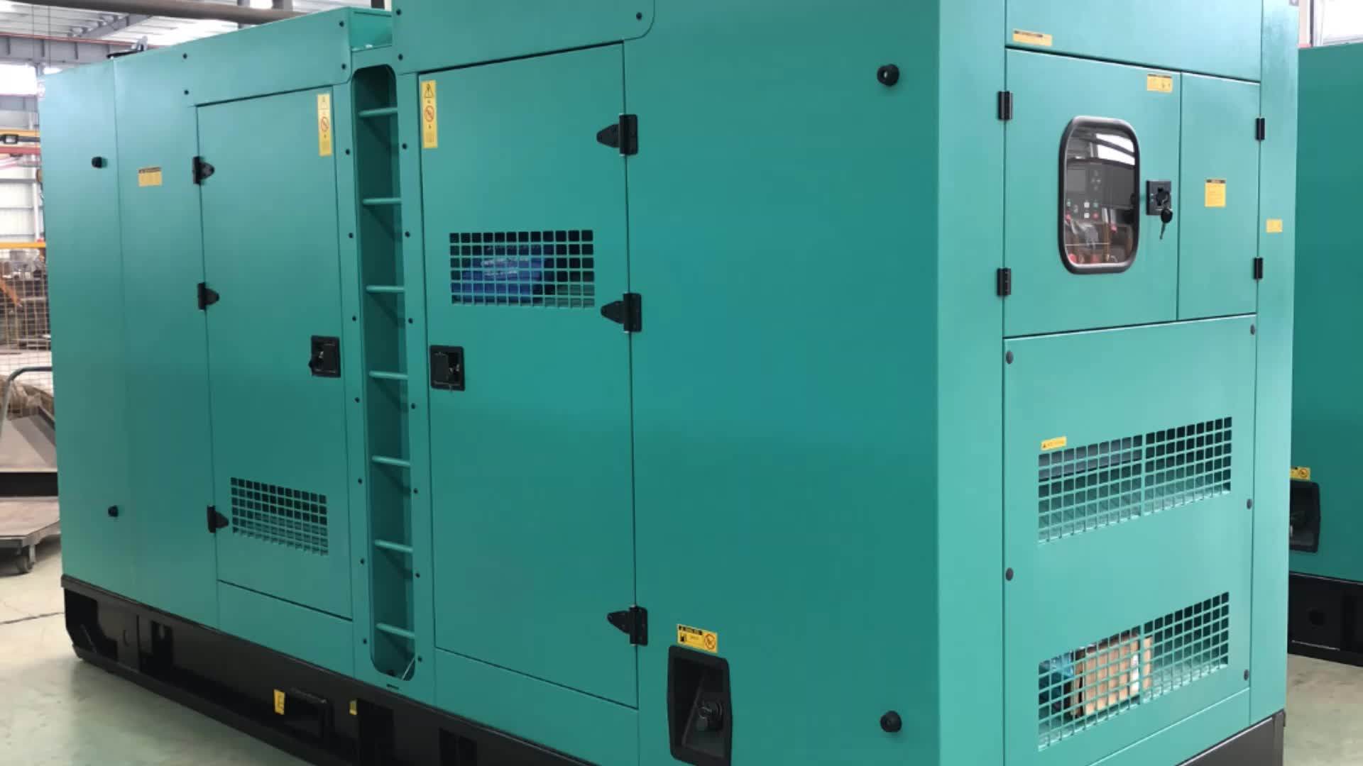 Super Silent 350kva Genset Canopy Silent Diesel Generator With Ccec ...