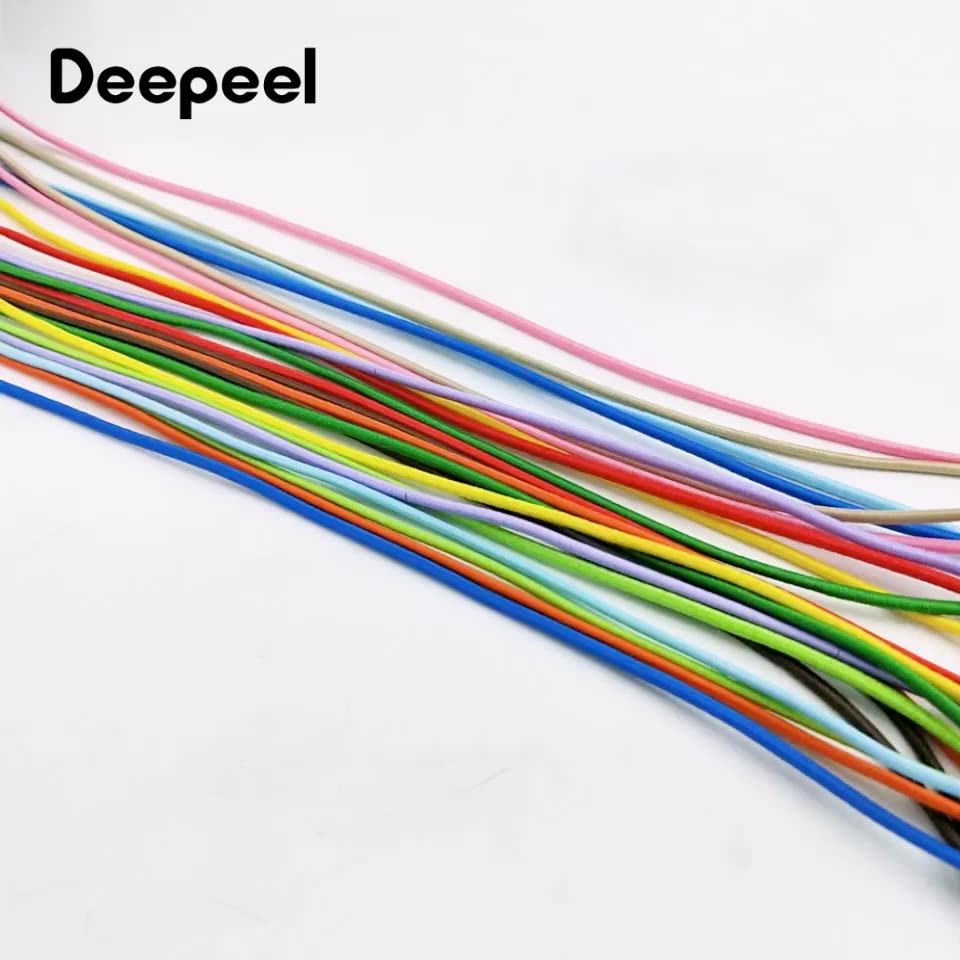 Deepeel Bd217 2mm Stretch Rubber Cord Diy Adjustable Elastic Band Round ...